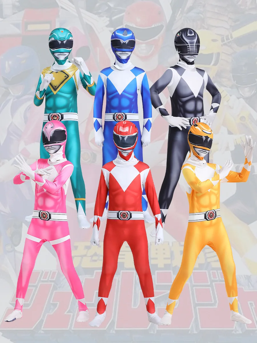 Disfraz-de-fantas-a-Power-Samurai-Rangers-para-adultos-y-ni-os-mono-de ...