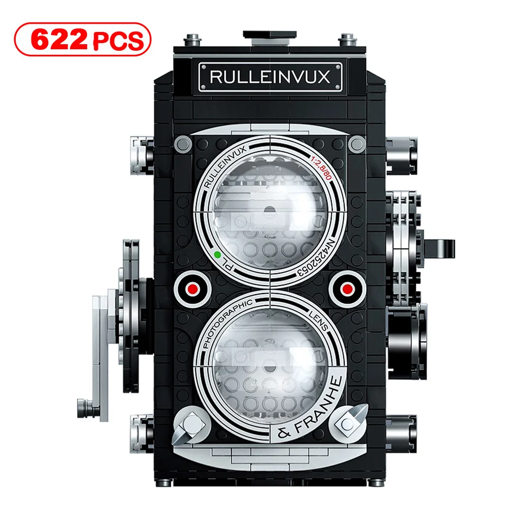 Ideas Mini Retro Camera Building Blocks Fy2a Slr-kamera Retro Digital ...