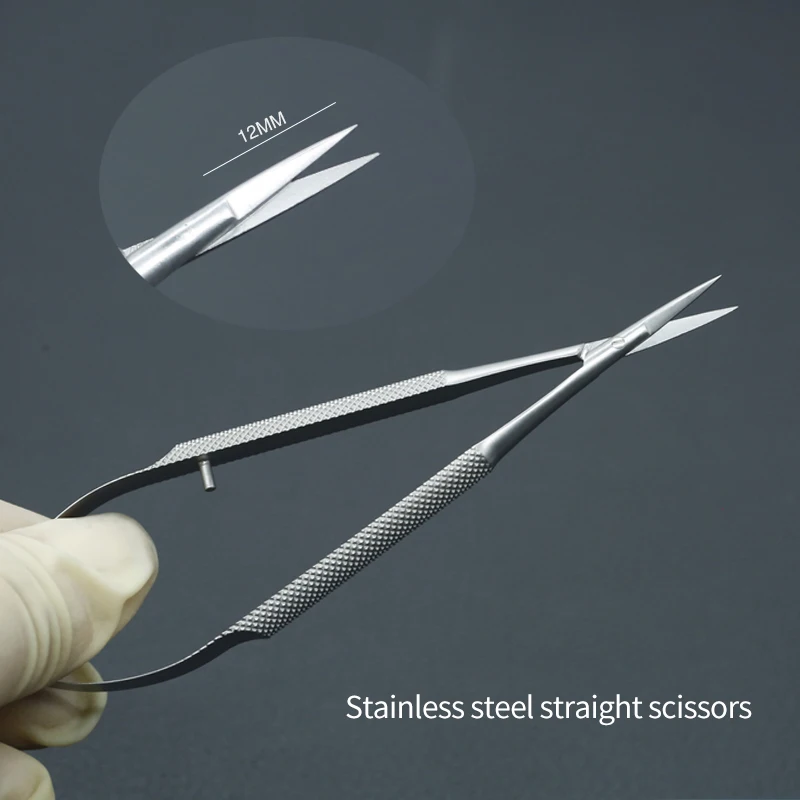 Ophthalmic-Corneal-Scissors-Angle-Microsurgical-Stainless-Steel-Curved ...