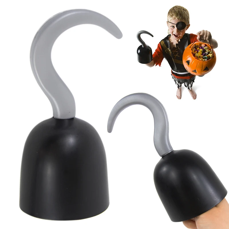 1Pc-Pirate-Hook-Hand-Halloween-Decorations-Prop-Simulation-Pirates ...