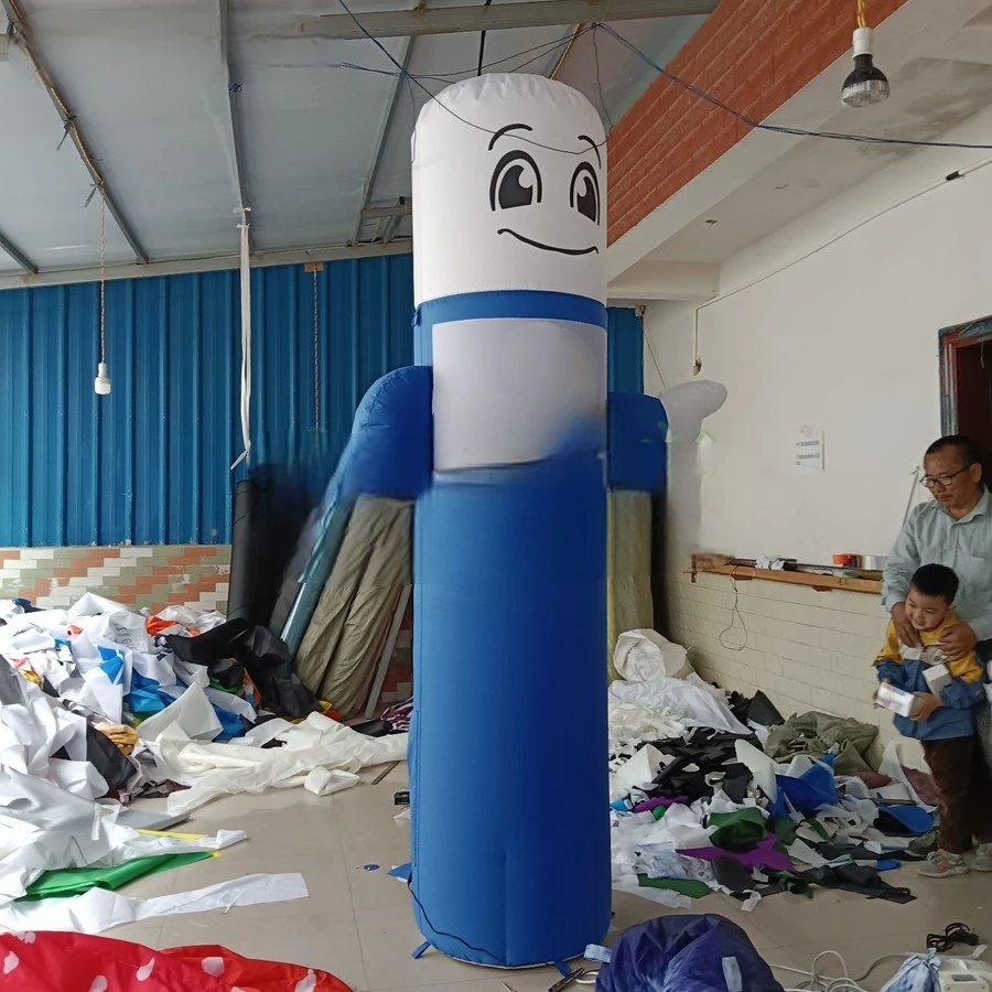 Shop-Opening-or-Advertising-2-5mH-Custom-Logo-Inflatable-Road-Guiding ...