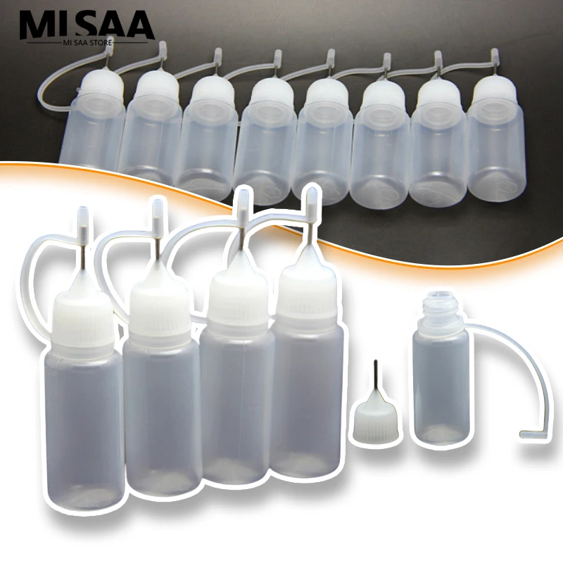 1-5-10PCS-Vial-Small-Container-Drop-Bottles-10ML-PE-Glue-Applicator ...