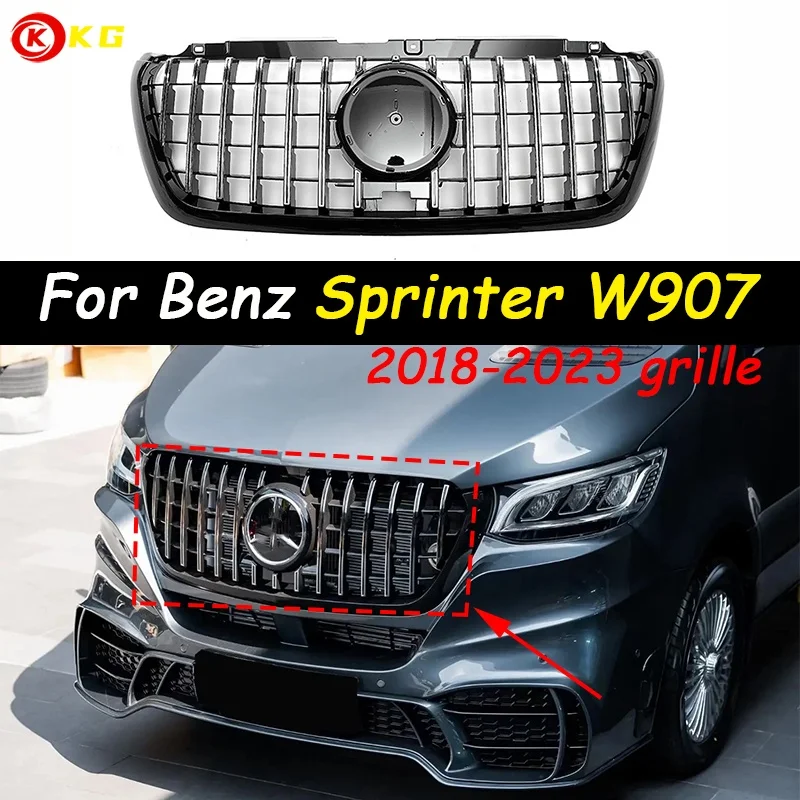 Suitable-for-Mercedes-Benz-Sprinter-W907-front-bumper-grille-2018-2019 ...
