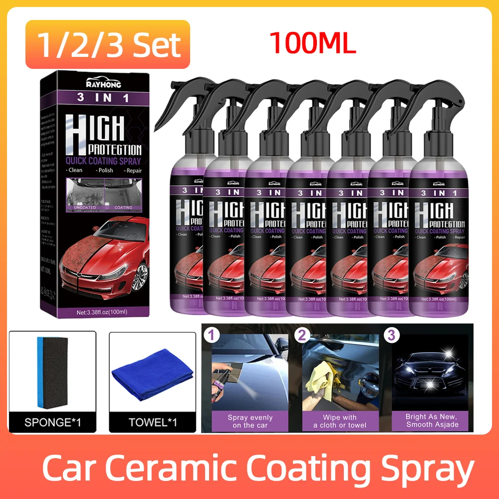 3-In-1-Car-Ceramic-Coating-Spray-High-Protection-Shine-Armor-Ceramic ...