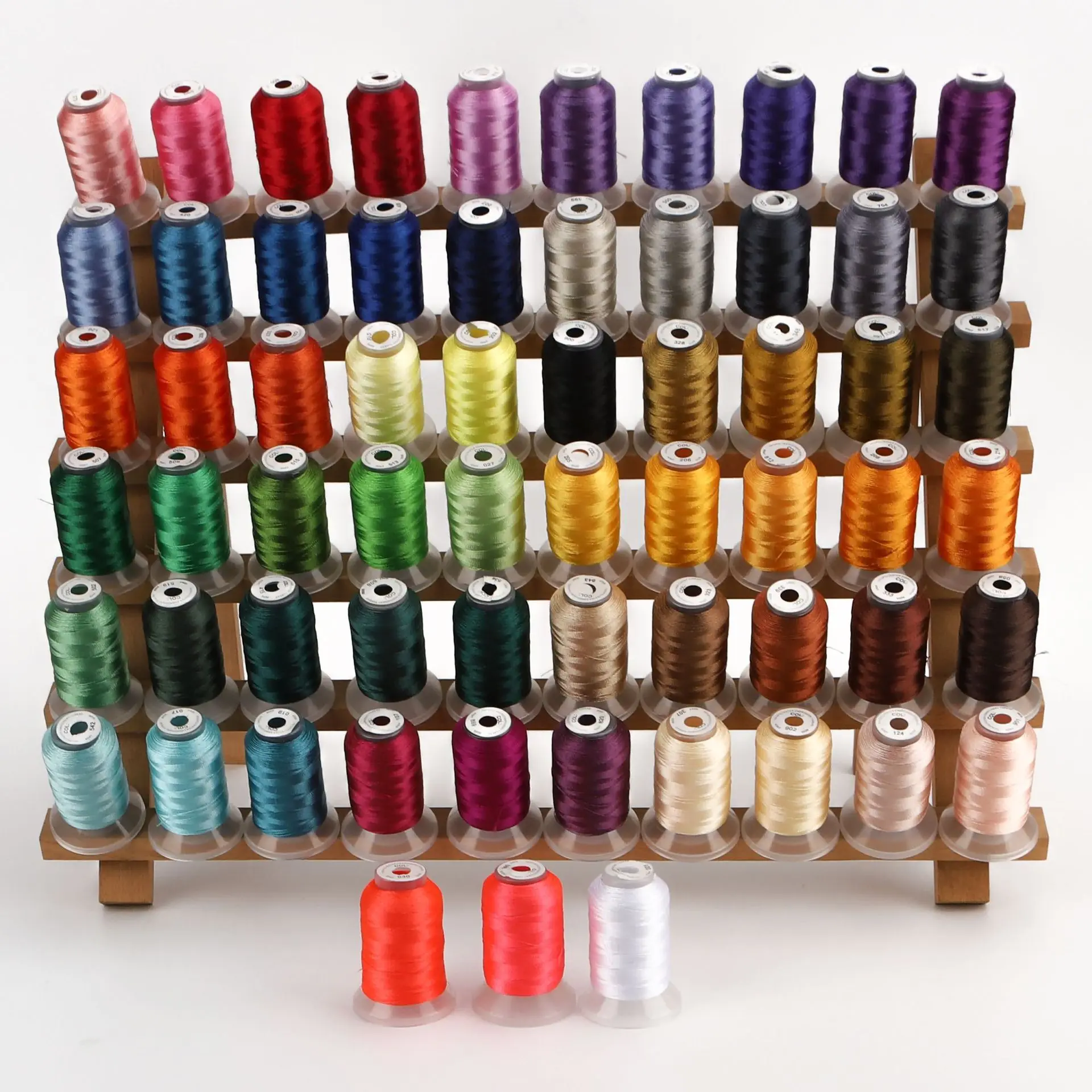 63-Brother-Colors-Set-Premium-Polyester-Embroidery-Thread-550-Yards ...
