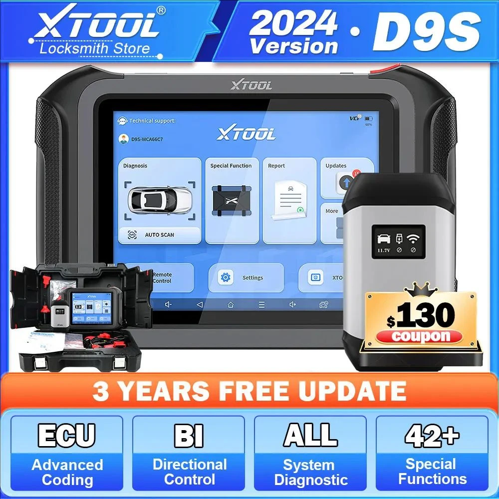 XTOOL-D9SPro-Car-Diagnostic-Tools-Topology-Map-ECU-Coding-Key ...