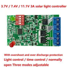3.7V 7.4V 11.1V Lithium Battery Solar Lawn Light Circuit Board Solar ...