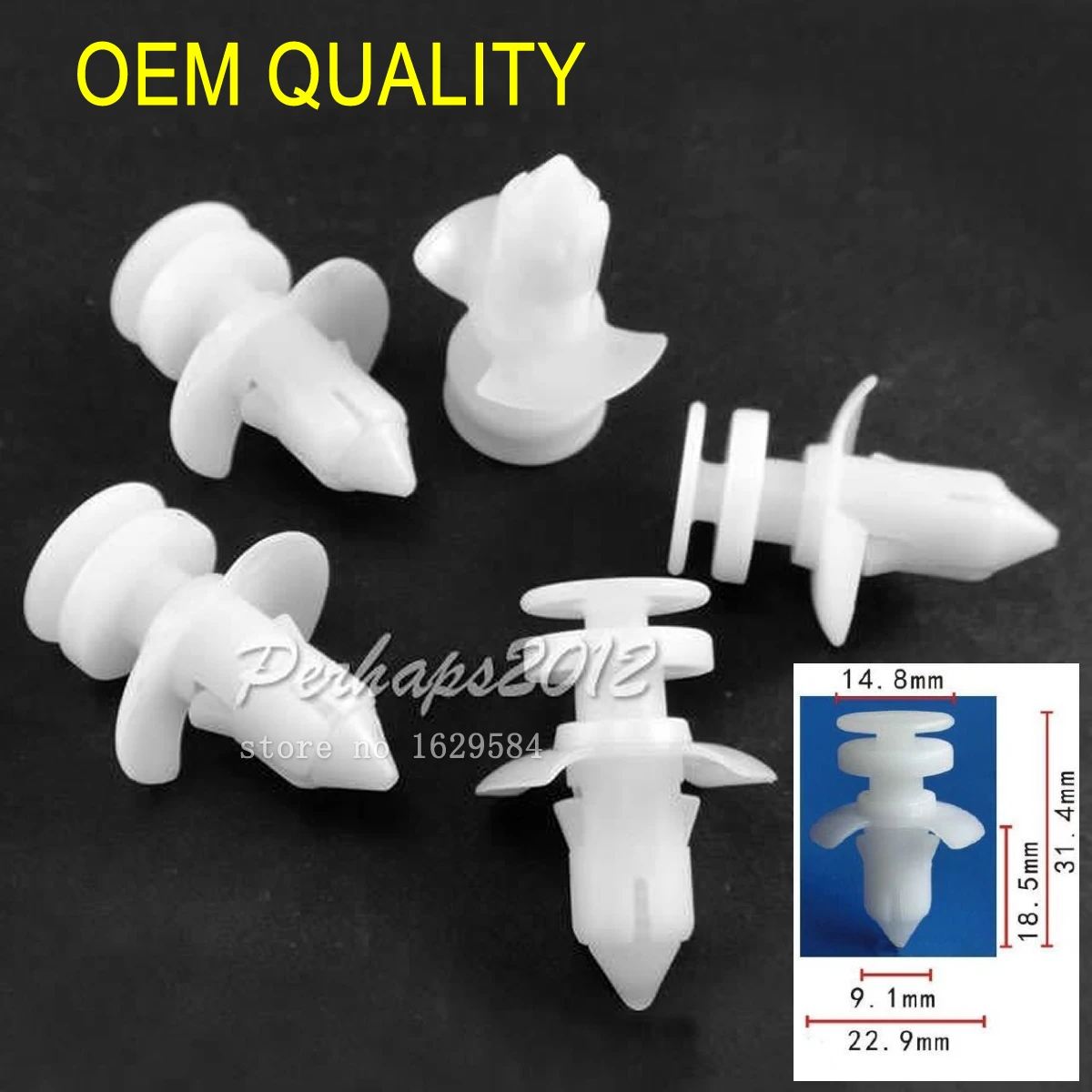 50-100x-OEM-Door-Lower-Trim-Panel-Retainer-Clips-W704958-S300 ...