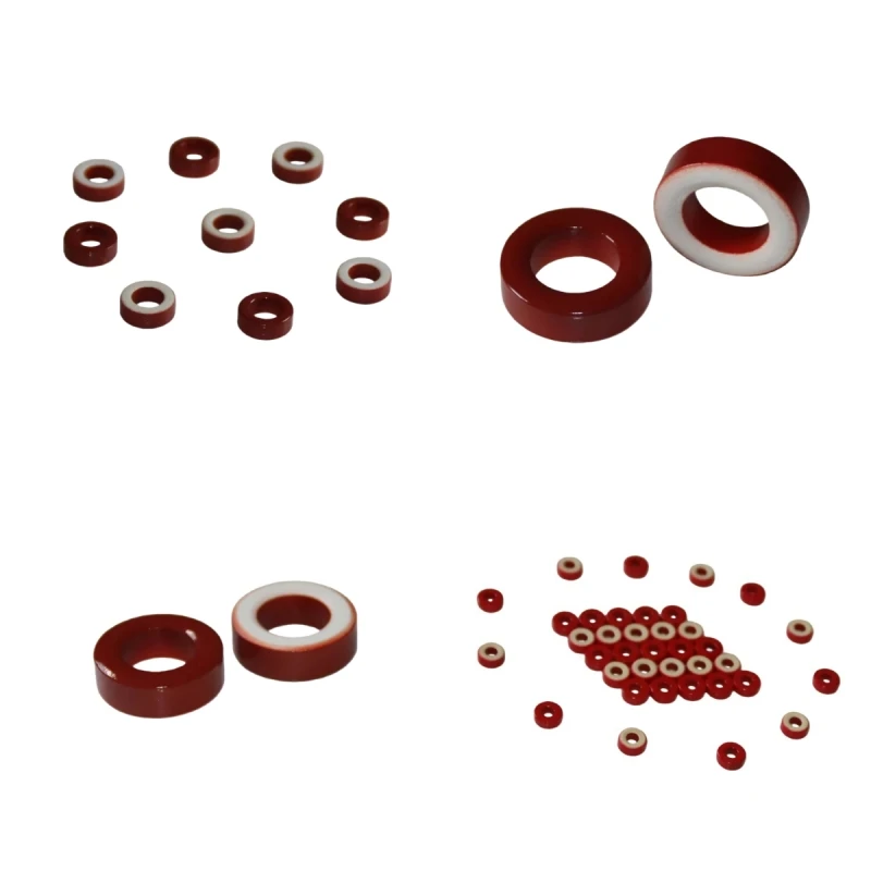Red and white high-frequency anti current core, anti dry winding high ...