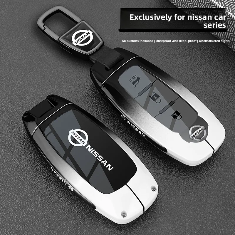 3 4 Buttons Remote Key Case Cover Shell Fob Holder Keychain For Nissan ...