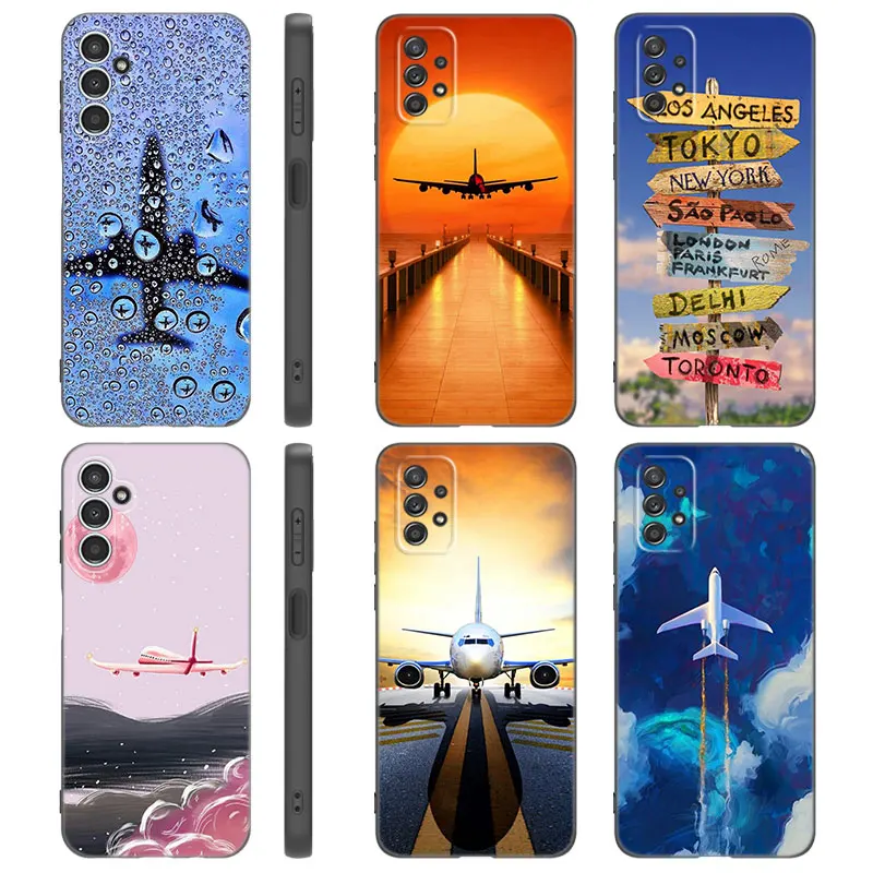 Travel-Plane-Phone-Case-For-Samsung-A13-A22-A24-A32-4G-A14-A23-A25-A34 ...