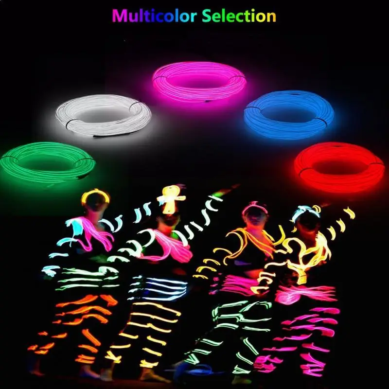1-3pc-LED-String-Light-Flexible-Neon-Lights-EL-Luminescent-Cables-Light ...