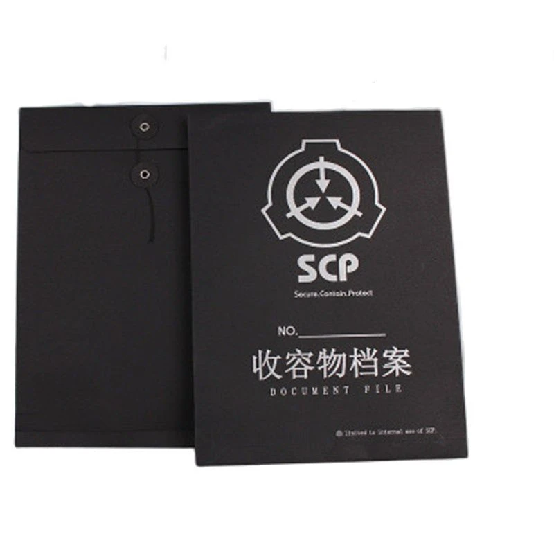 Scp Foundation Portfolio Containment Kraft Paper Cos Blank File File ...