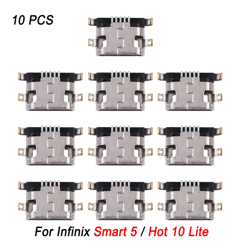 10 PCS Charging Port Connector For Infinix Smart 5 / Hot 10 Lite ...