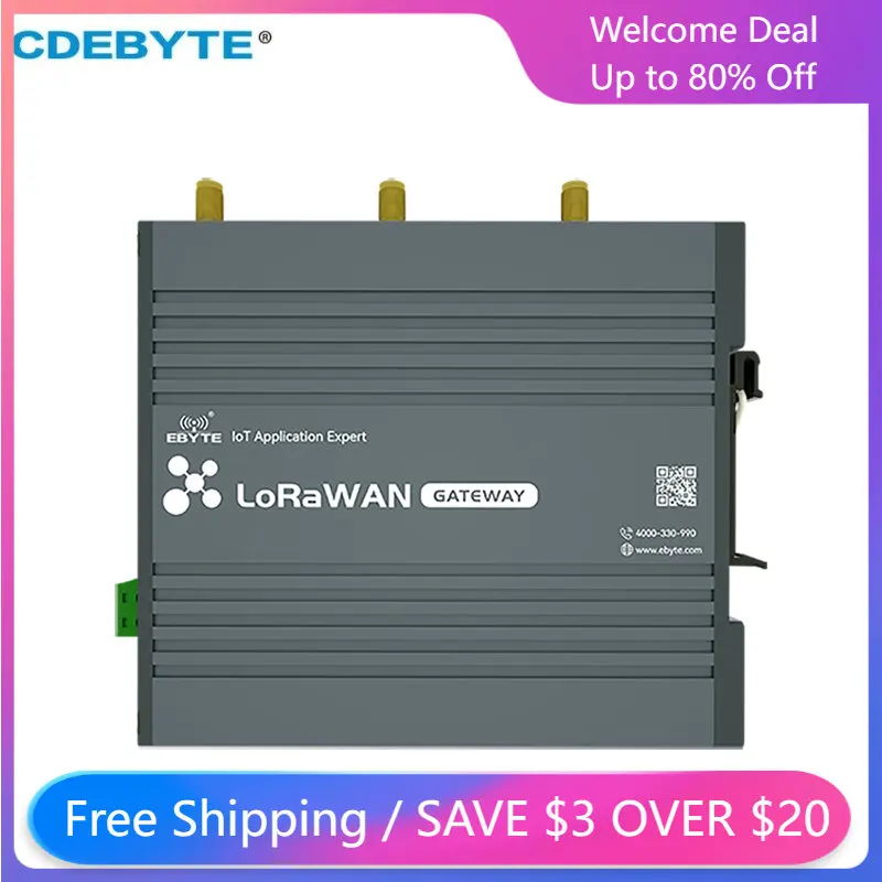 CDEBYTE-868MHz-SX1302-LoRa-Gateway-High-Speed-8-Channel-27dBm-3KM-Half ...