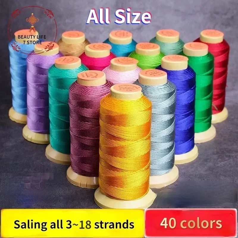 3-6-9-12-15-18-Strands-Hand-Woven-Threads-String-Beaded-Ropes-Tassel ...