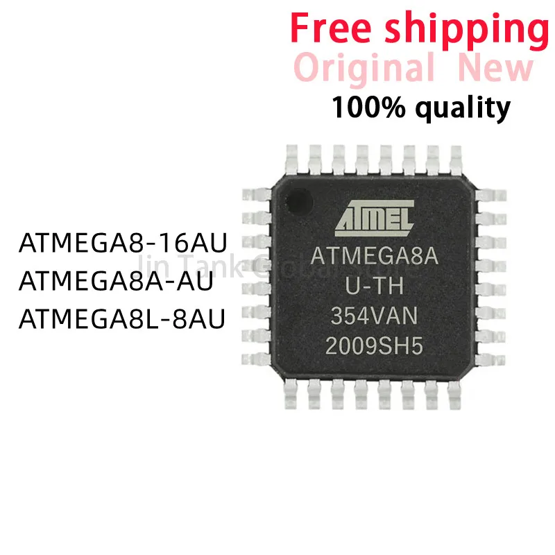 (50piece)100% Nuevo ATMEGA8-16AU ATMEGA8A-AU ATMEGA8L-8AU ATMEGA8 16AU ATMEGA8A AU ATMEGA8L 8AU ...