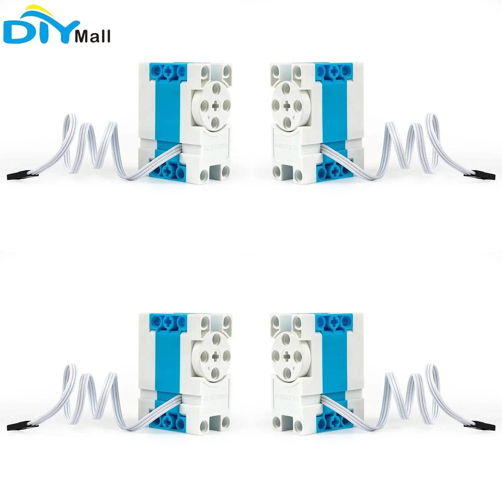 Geekservo 6v 360 Degree blue servo JM5kg programmable servo angle ...