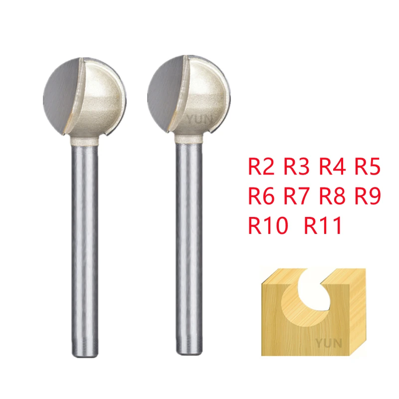 Ball-Router-Woodworking-Milling-Cutter-Carving-Cutter-Round-Fluted-Bits ...