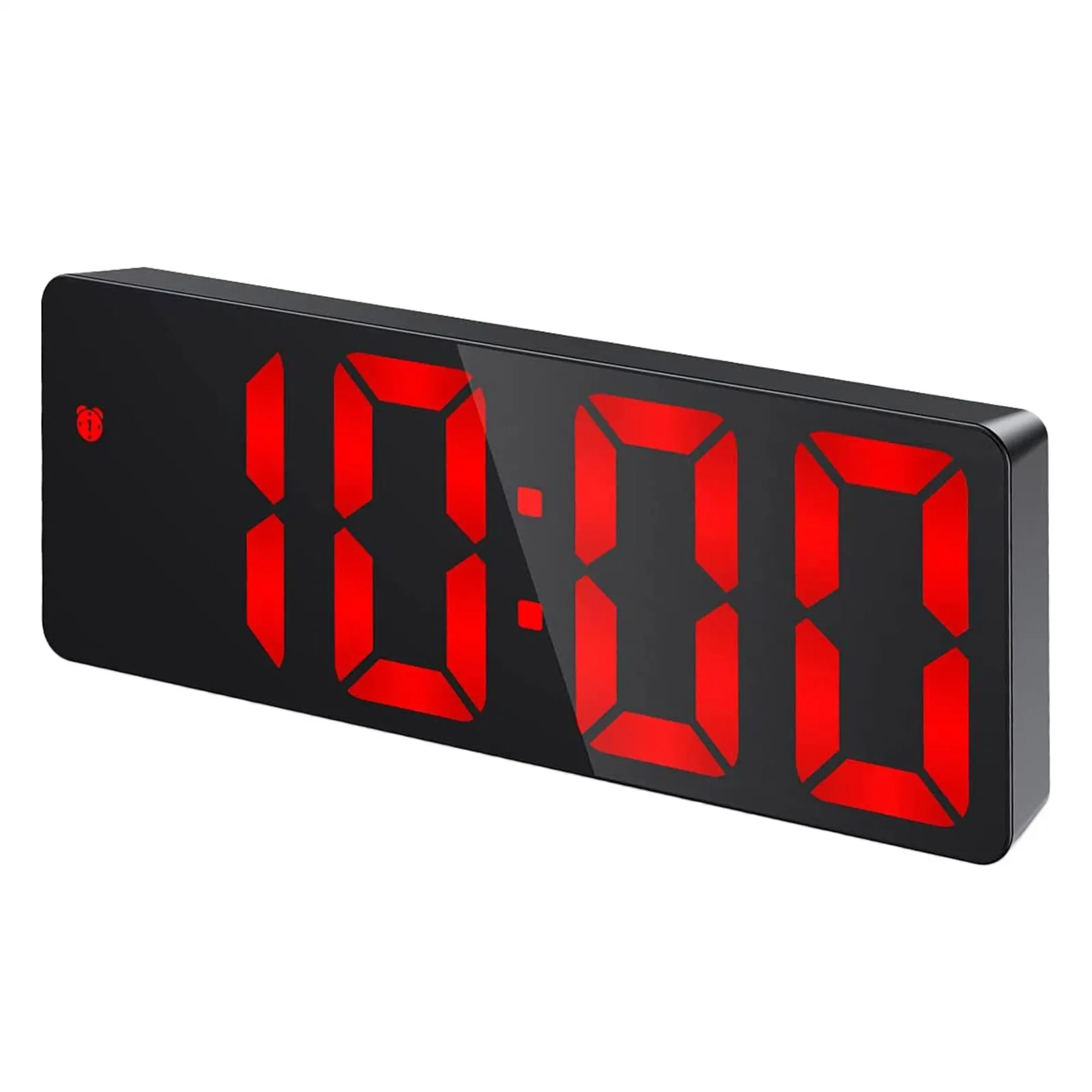 Reloj-despertador-Digital-LED-estilo-minimalista-letras-grandes ...