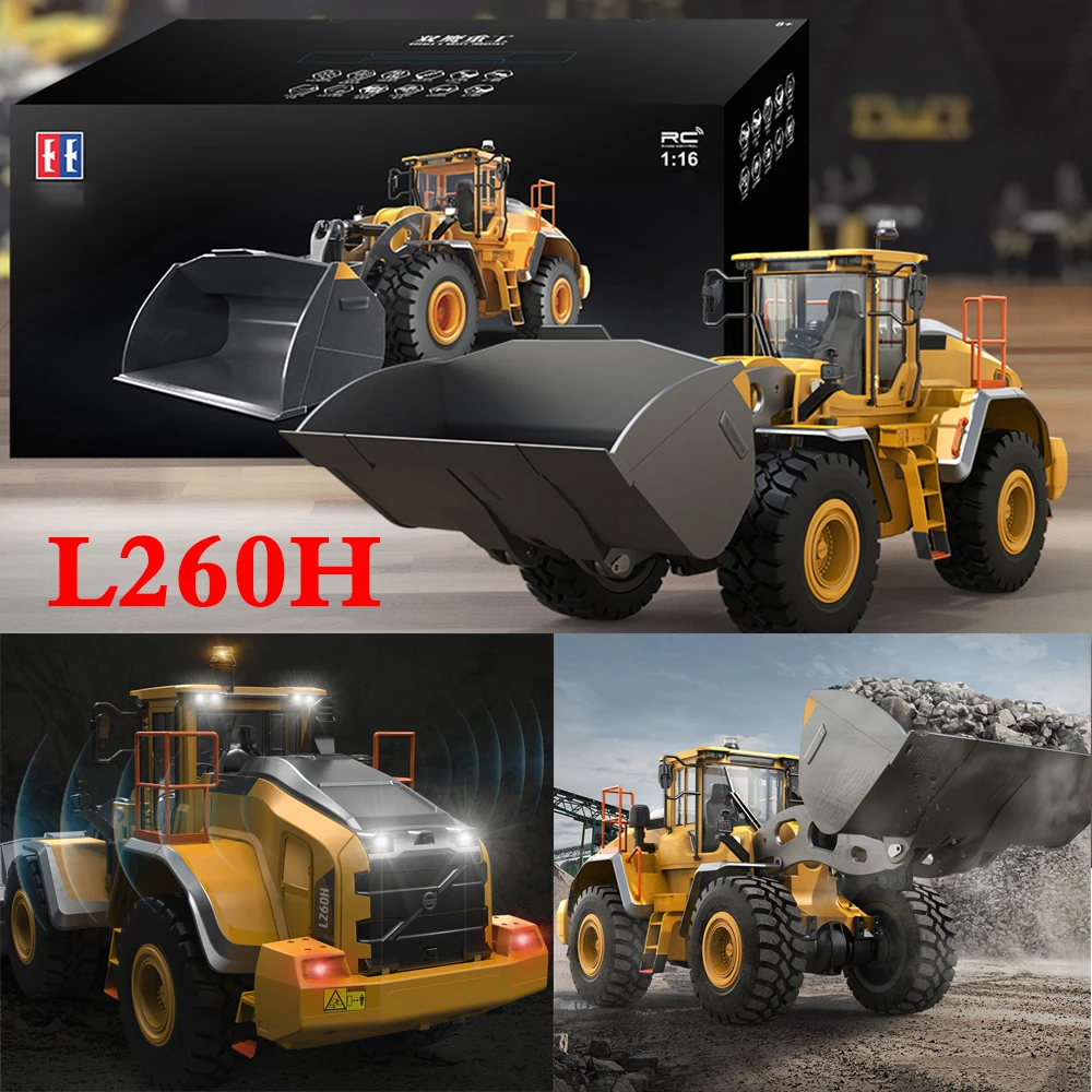 L260H-Loader-Double-Eagle-E592-Loader-1-16-RC-Loader-Metal-Model-with ...