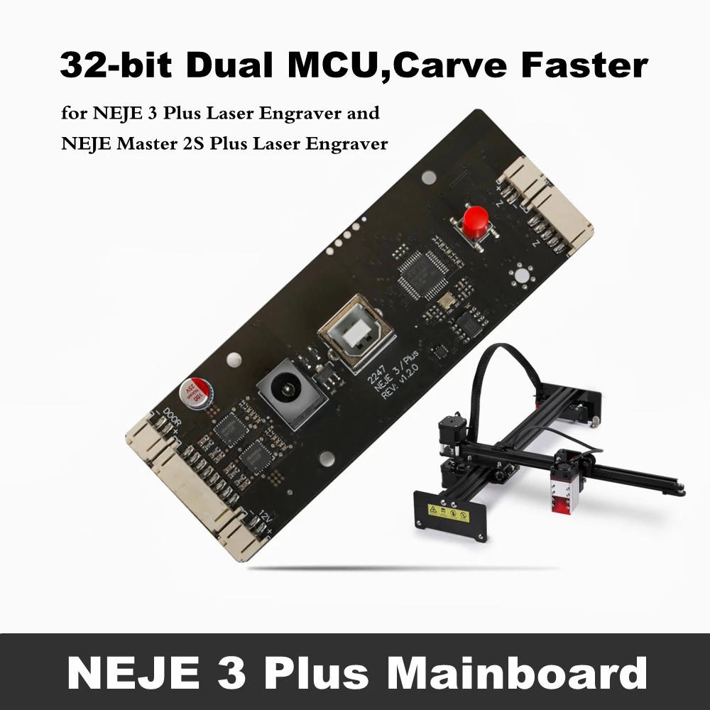 NEJE-3-Plus-Laser-Engraver-Mainboard-With-32-bit-Dual-MCU-Carve-faster ...