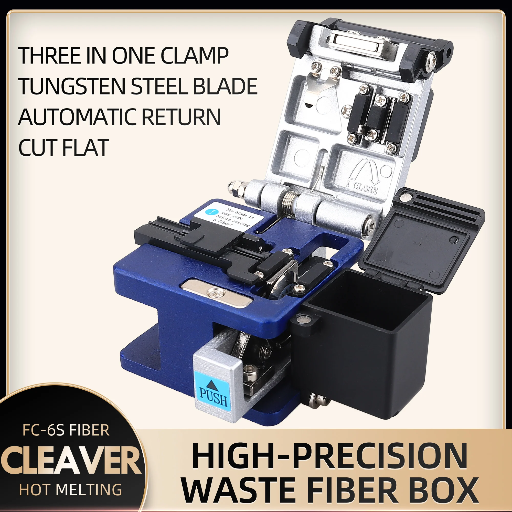 FTTH-FC-6S-Fiber-Optic-Cutting-Machine-With-Waste-Fiber-Collection-Box ...
