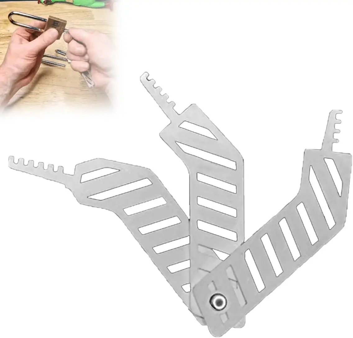 Comb Lock Picks Comb Teeth Pick Set Portable Stainless Steel Lock ...