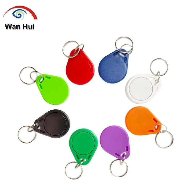 10Pcs-UFUID-13-56MHz-IC-RFID-Keychain-Card-RFID-Tag-NFC-Tag-Replaceable ...
