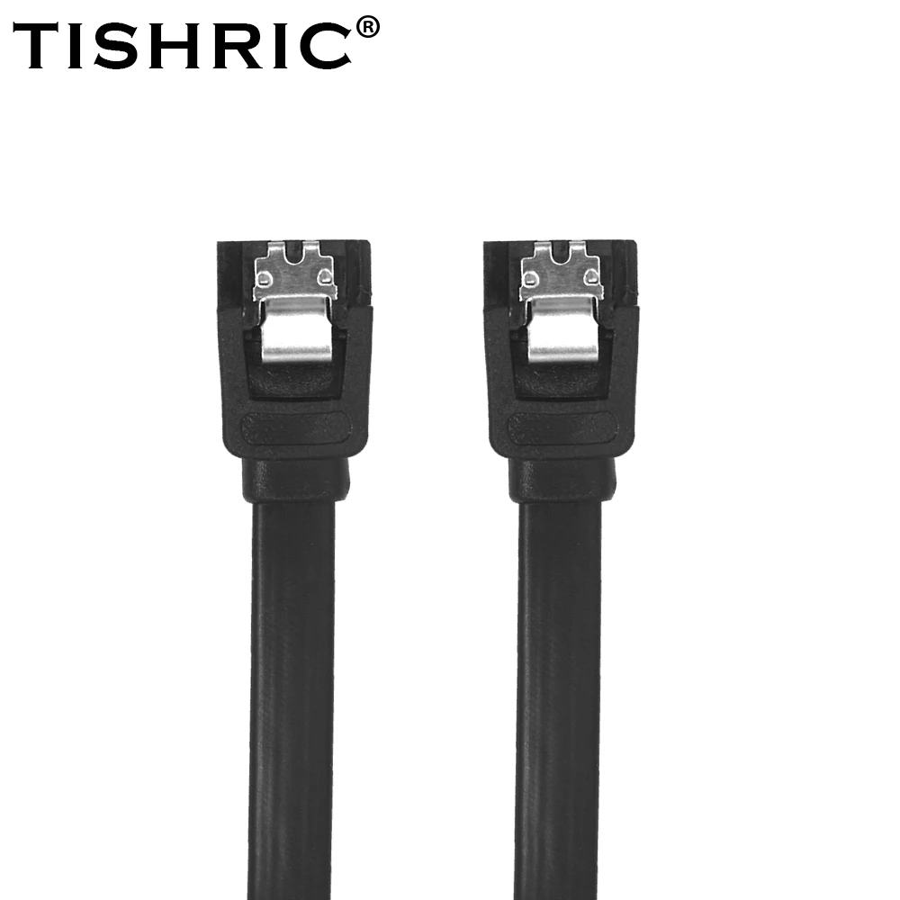 TISHRIC SATA 3.0 III Hard Disk Drive Data Cable HDD SSD Cord Line 7Pin ...