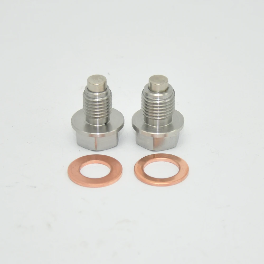 Stainless-Steel-Engine-Oil-Drain-Plug-Screw-with-Seal-Ring-M12X1-5-M12 ...