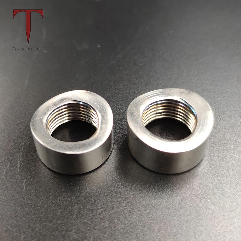 GR2 Titanium o2 oxygen sensor weld bungs m18*1.5 for exhaust system ...