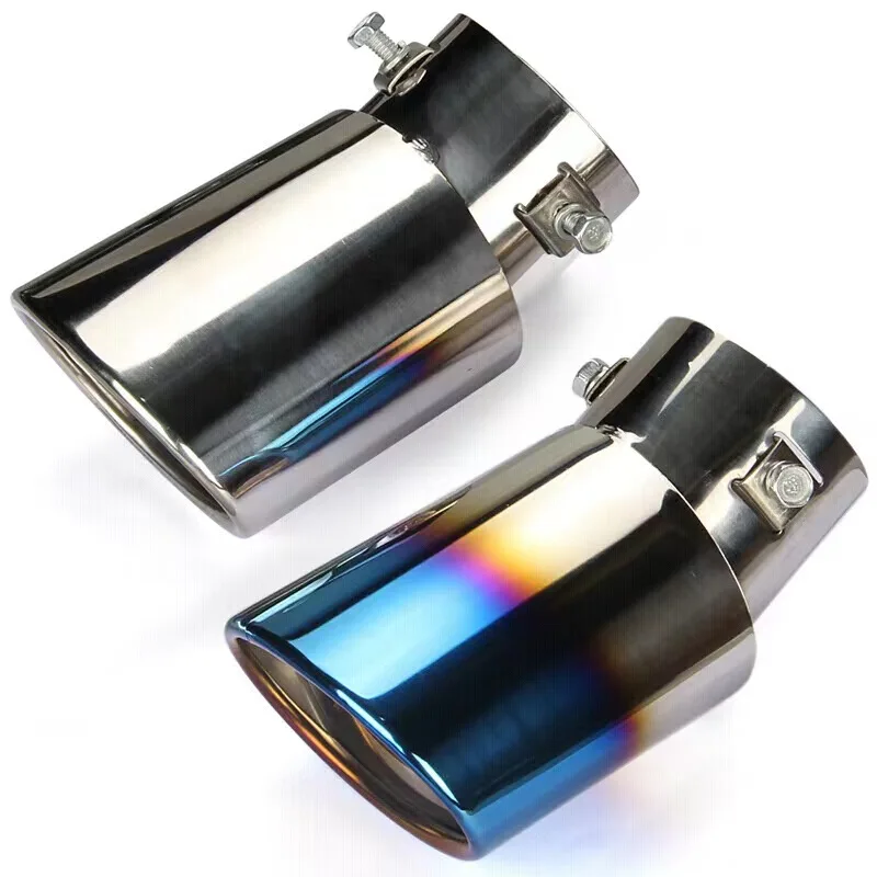 Universal Car Exhaust Tip 3 inch 76MM inlet Stainless Steel Exhaust ...