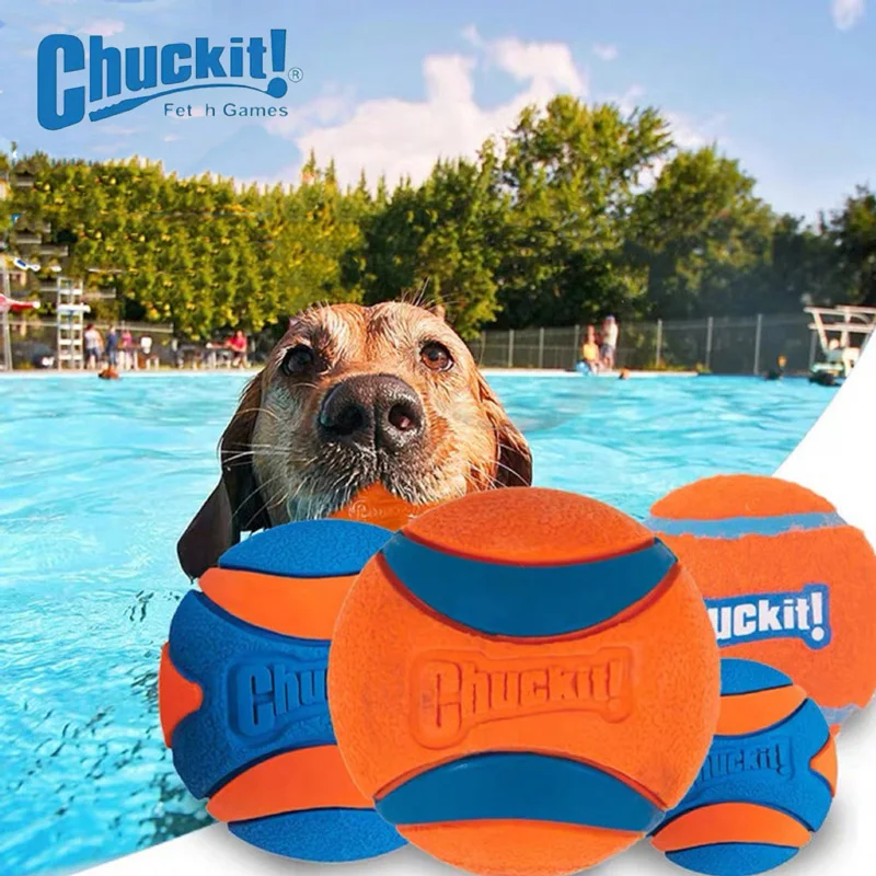 Rubber-Ball-Classic-Pinball-Pet-Dog-Toy-Bite-Resistant-Teething ...