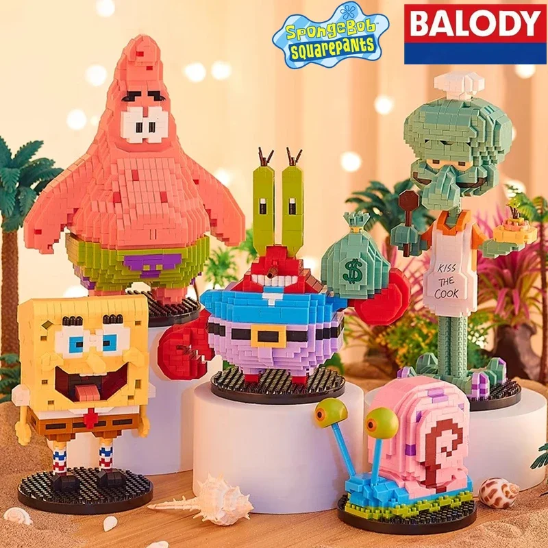BALODY-Spongebob-Blocos-de-Constru-o-para-Crian-as-Patrick-Modelo ...