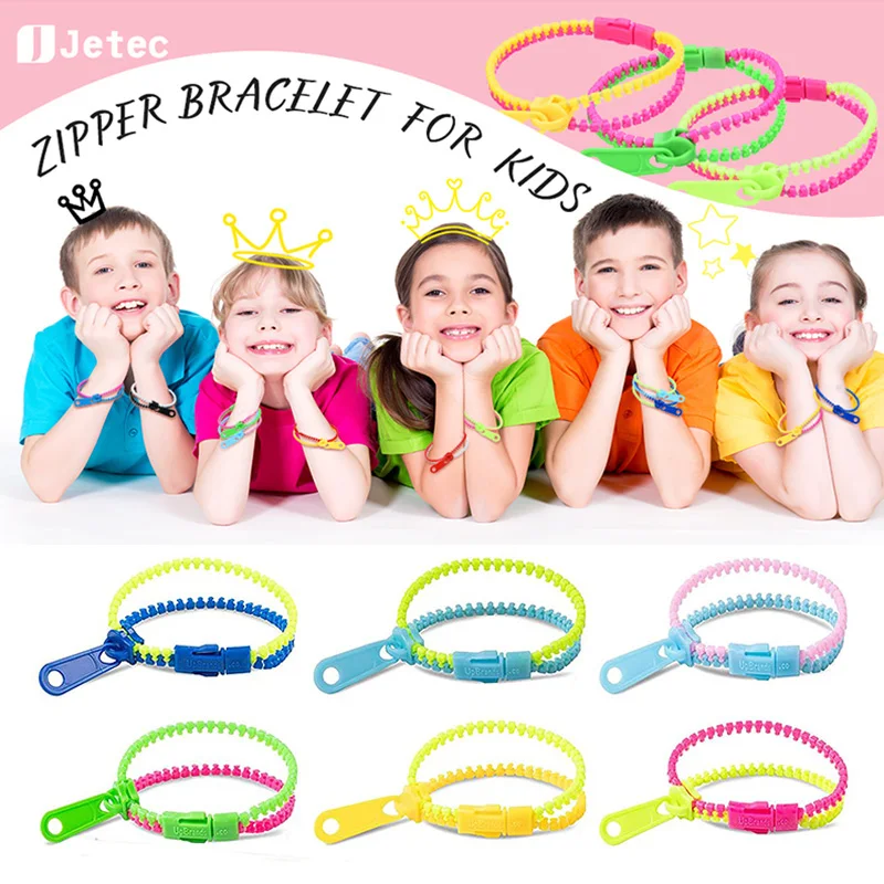 Neon Zipper Bracelet