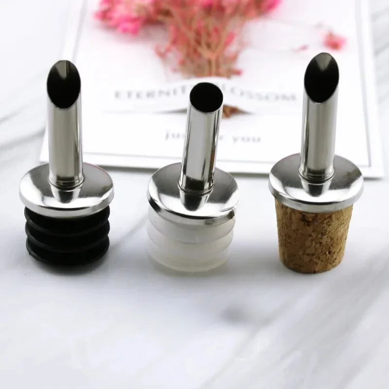 1pc Stainless Steel Oil Stopper with Cap Sauce Wine Bottle Nozzle Oil ...
