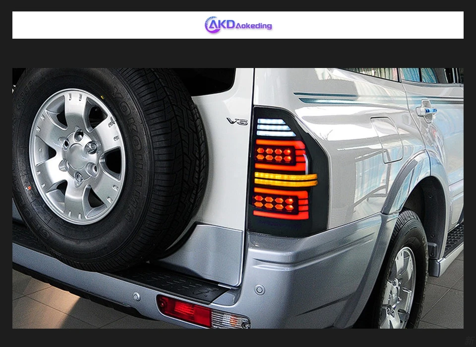 Car Lights for Pajero V73 LED Tail lamp light 2004-2014 V75 V77 V87 ...