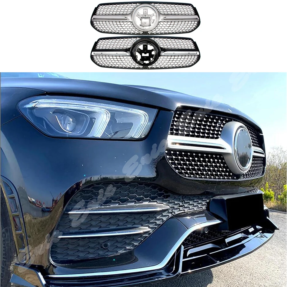 Front-Racing-Billet-Bumper-Grille-Upper-Cover-For-Mercedes-Benz-W167 ...