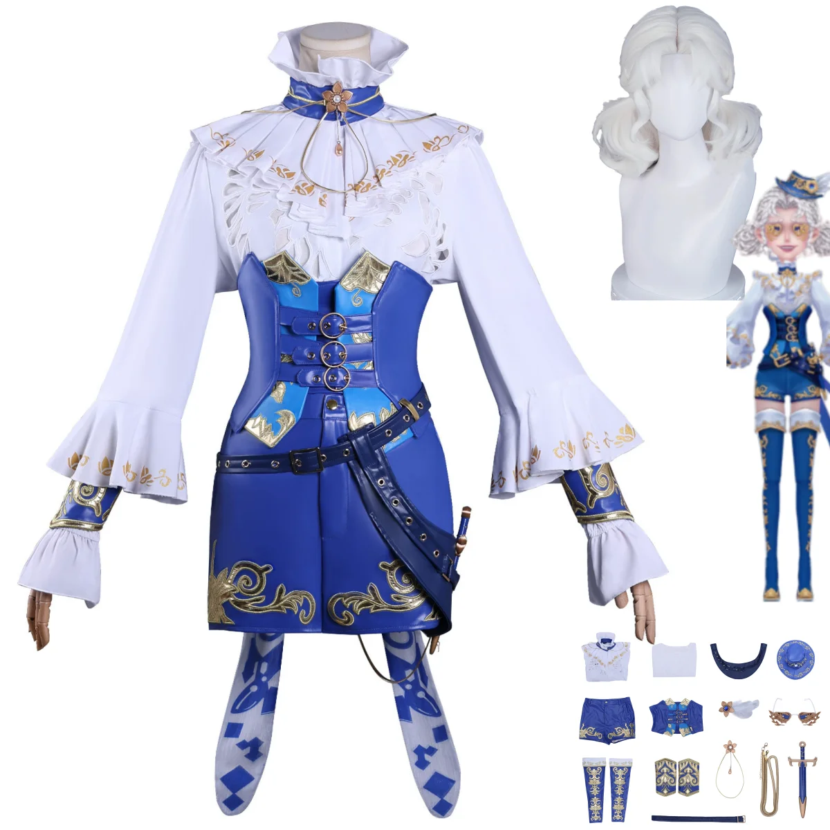 Game Identity Ⅴ Cheerleader Lily Barriere Cosplay Costume OPH.LILY ...