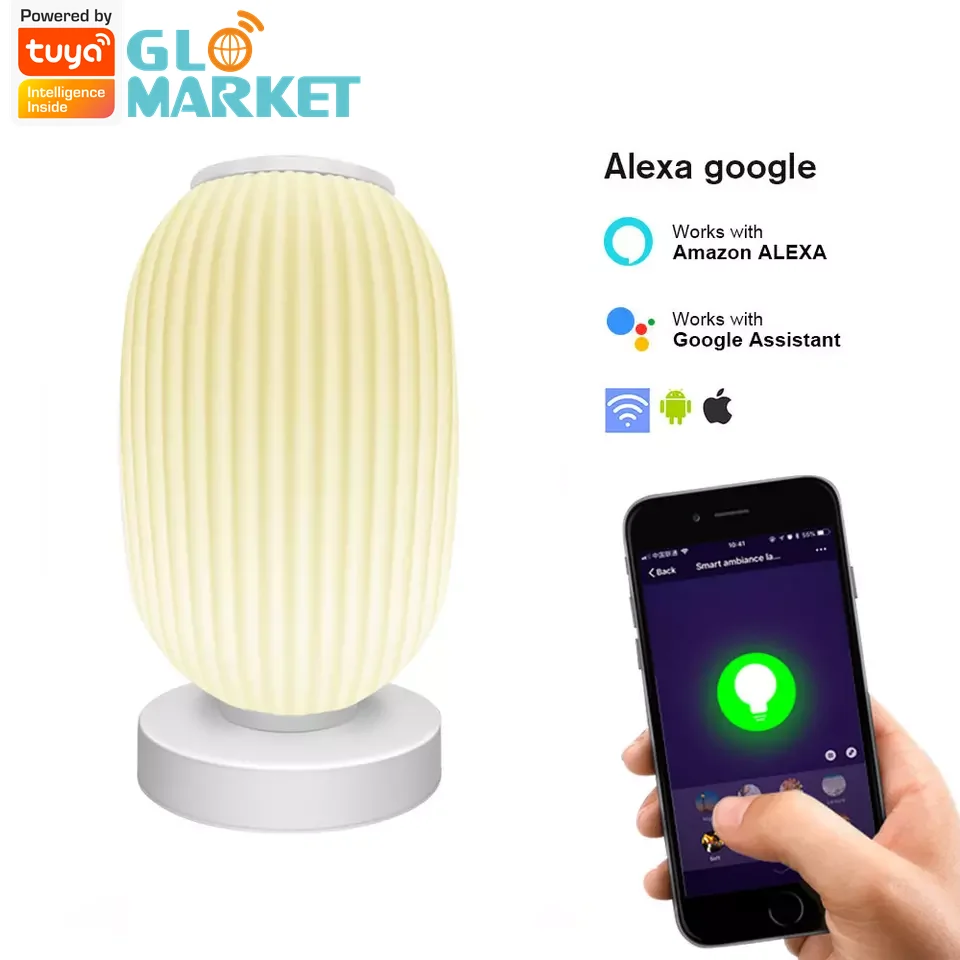Glomarket Tuya Smart Lantern Table Lamp Decorative Tuya APP Alexa ...