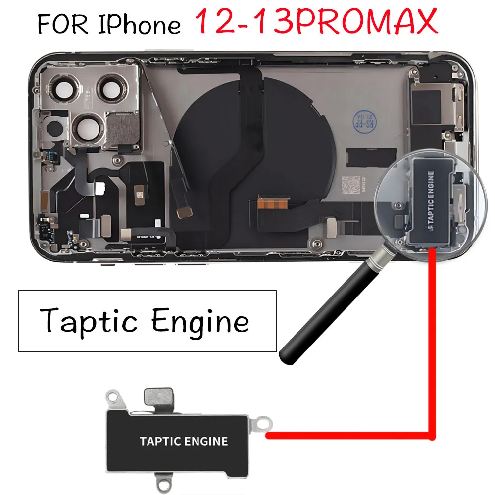 Taptic Engine Vibrator Flex Cable For iPhone 12 13 Pro Mini Max ...