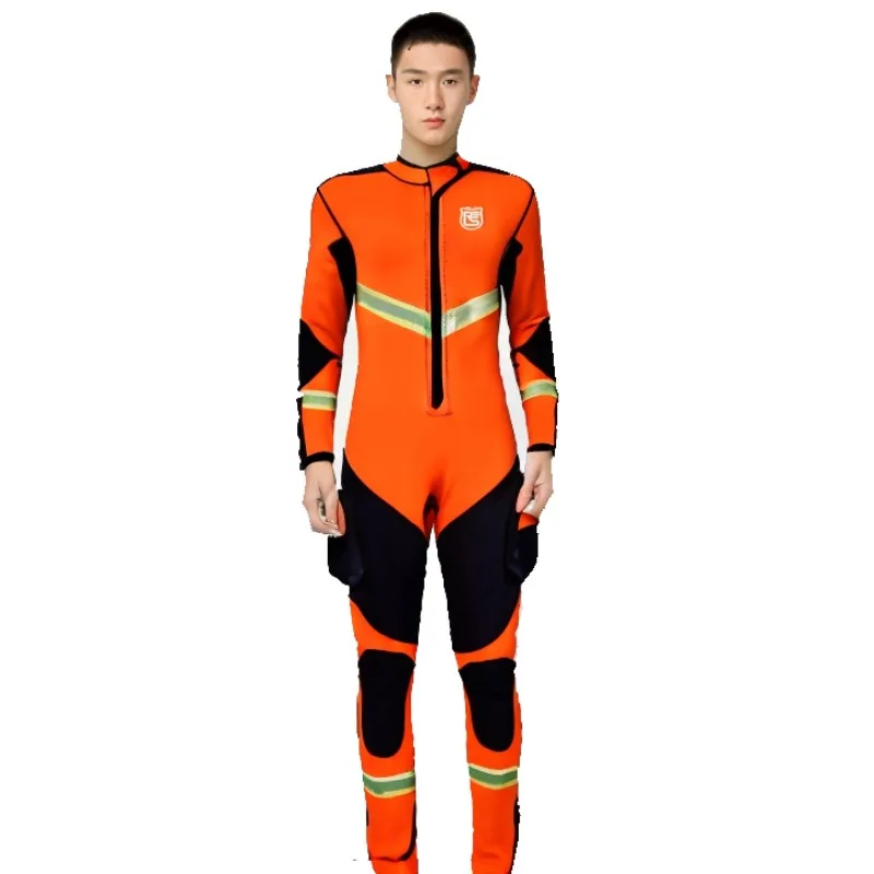 Water-Rescue-Wetsuit-Men-Diving-Suit-3mm-Neoprene-with-pocket-for ...
