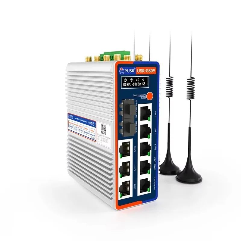 Gigabit Edge Router Qualcomm Dual-Band 4G WiFi6 Python OLED DIY Display ...