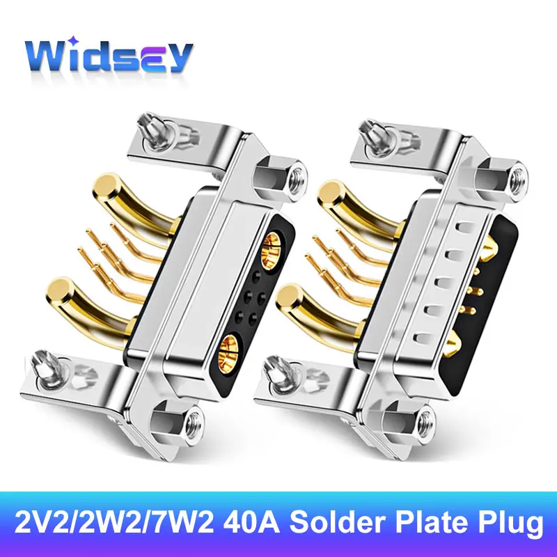 40A-30A-7W2-2W2-2V2-3W3-Solid-Pin-Connector-Welding-Plate-Type-90 ...
