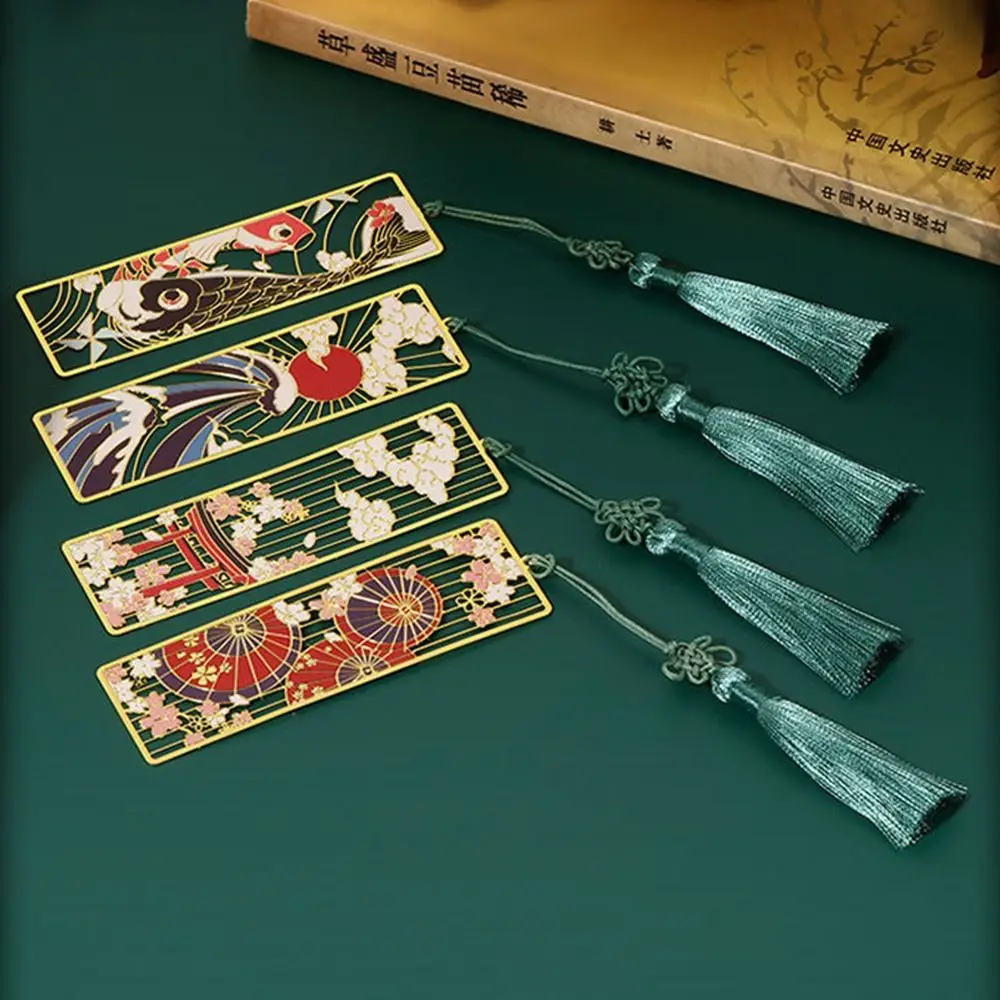 1PCS-Metal-Hollow-Bookmark-Chinese-Style-Creative-Painted-Book-Holder ...