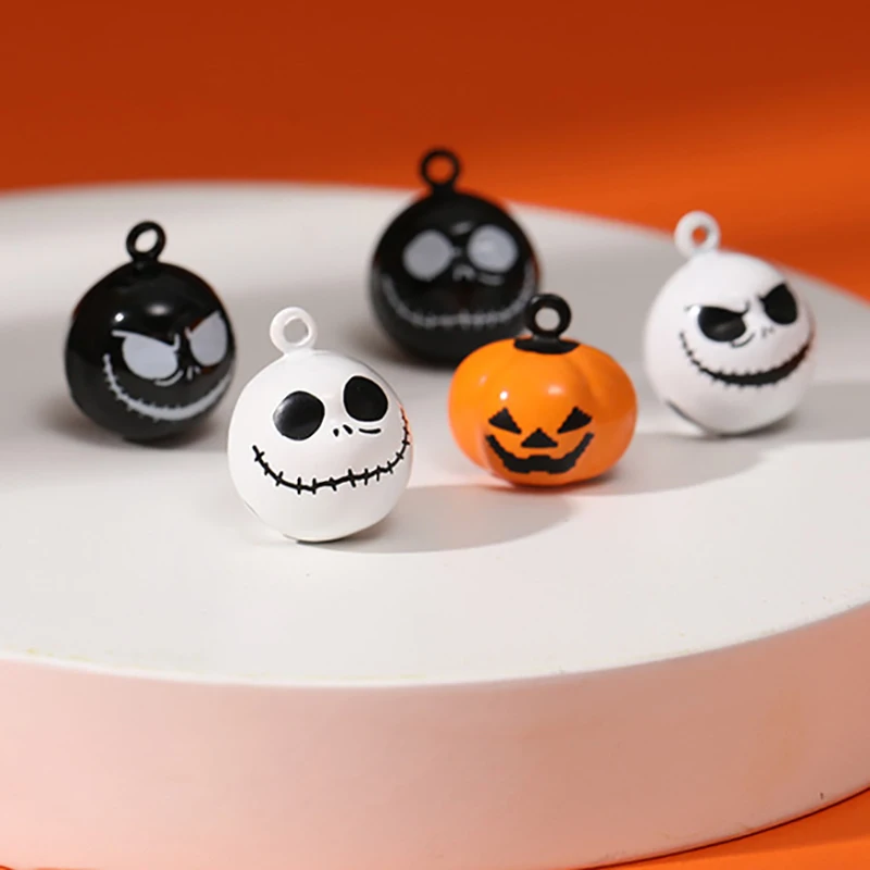 DIY-Halloween-Bell-Pumpkin-Head-Bells-Tree-Decorations-Hanging-Decor ...