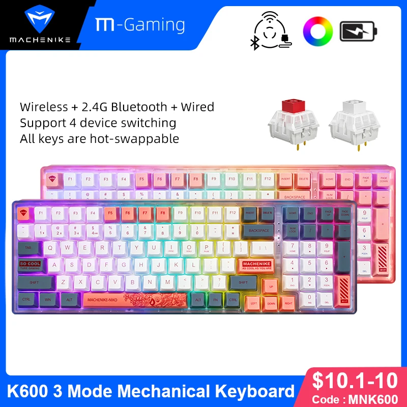 Machenike-K600-Mechanical-Keyboard-100-Keys-Gaming-Keyboard-Hot ...