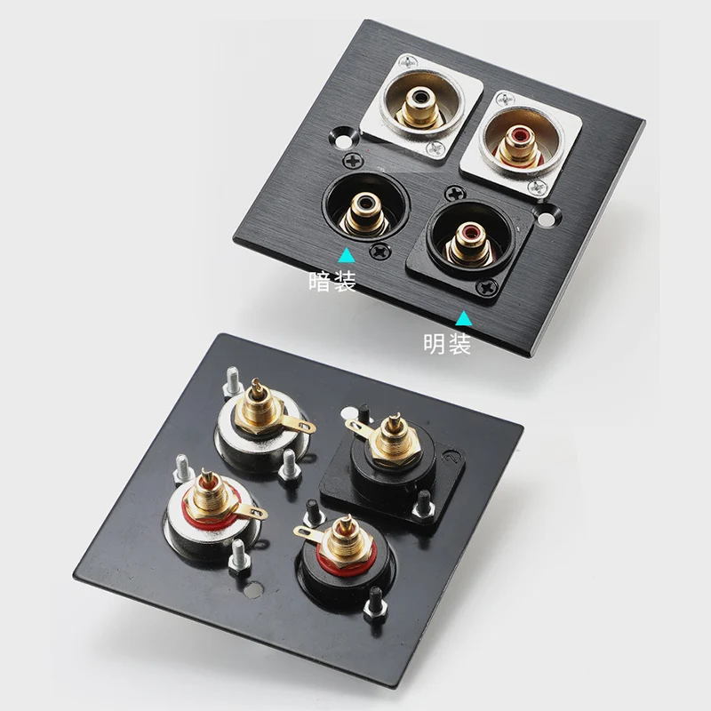 Gold-Plated-Type-D-A367A-RCA-Lotus-Socket-Solder-Chassis-Mounting-86 ...