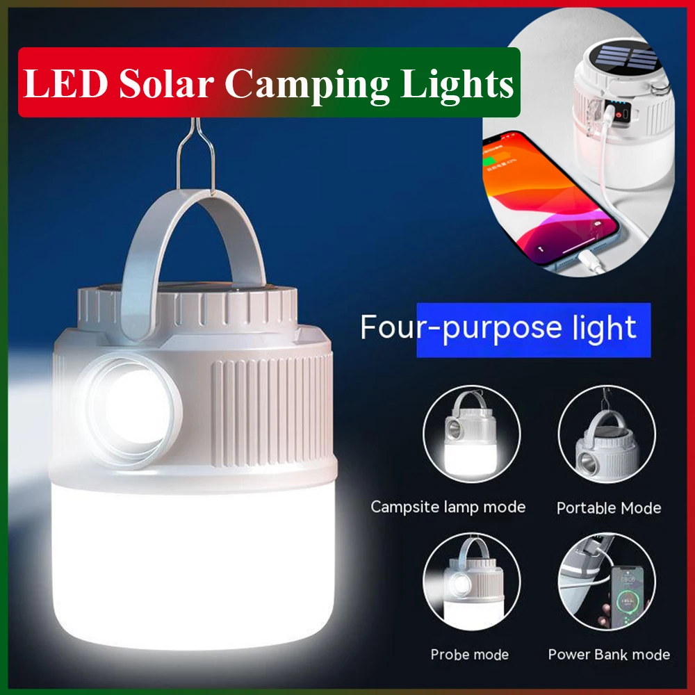 Solar-Charging-LED-Light-With-Energy-Saving-TYPE-C-Bulbs-Night-Market ...